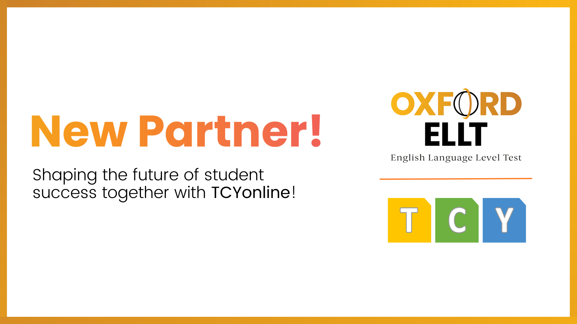 Oxford ELLT's Assessment Preparation Partnership with TCYonline